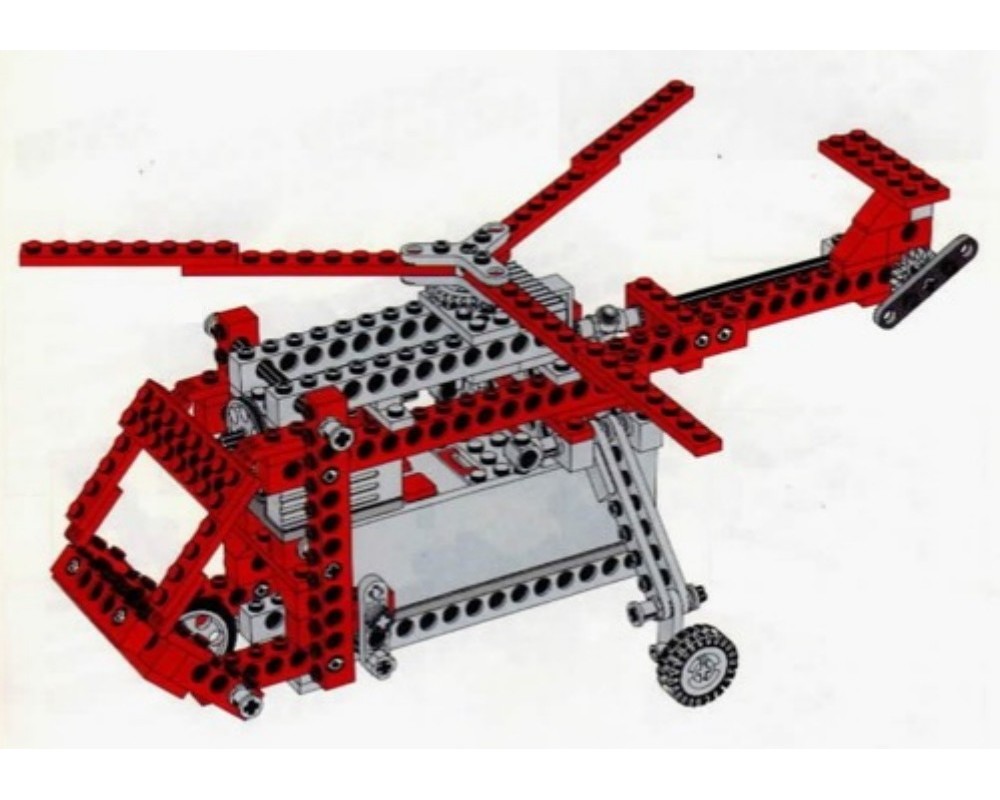 LEGO Set 8064-1-b2 Helicopter (1990 Technic > Universal Building Set ...