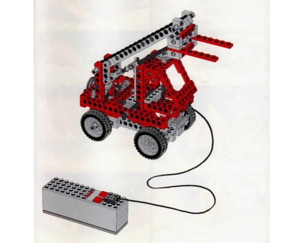 LEGO Set 8064-1-b4 Telehandler (1990 Technic > Universal Building Set ...