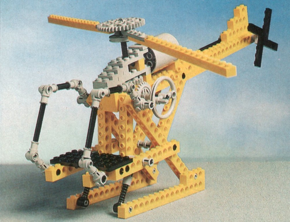 LEGO Set 8090-1-b4 Helicopter (1982 Technic > Universal Building Set ...
