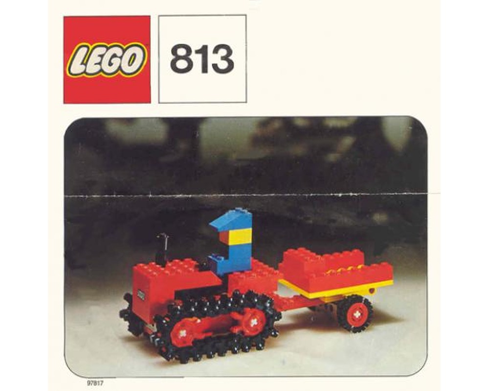 LEGO Set 813-2 Gear Bulldozer Set (1974 Universal Building Set > Gears ...