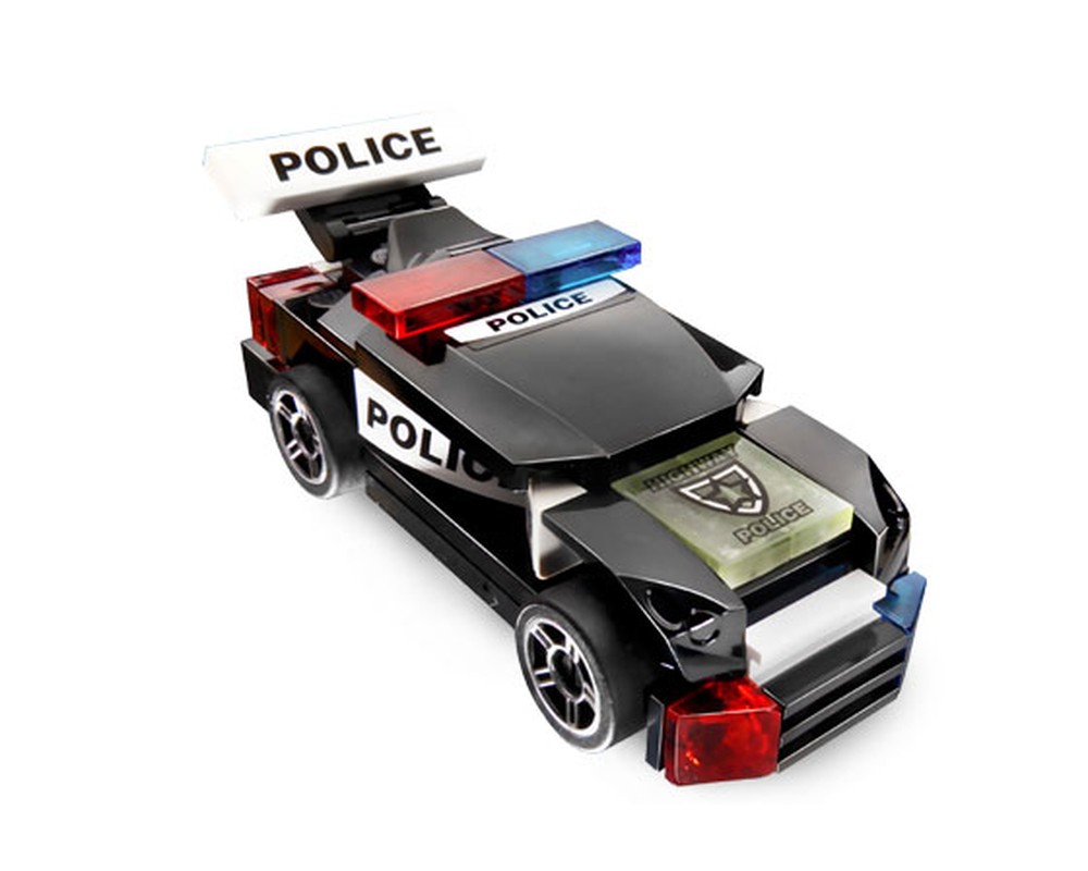 LEGO Set 8152-1-s2 Police Car (2008 Racers) | Rebrickable - Build with LEGO