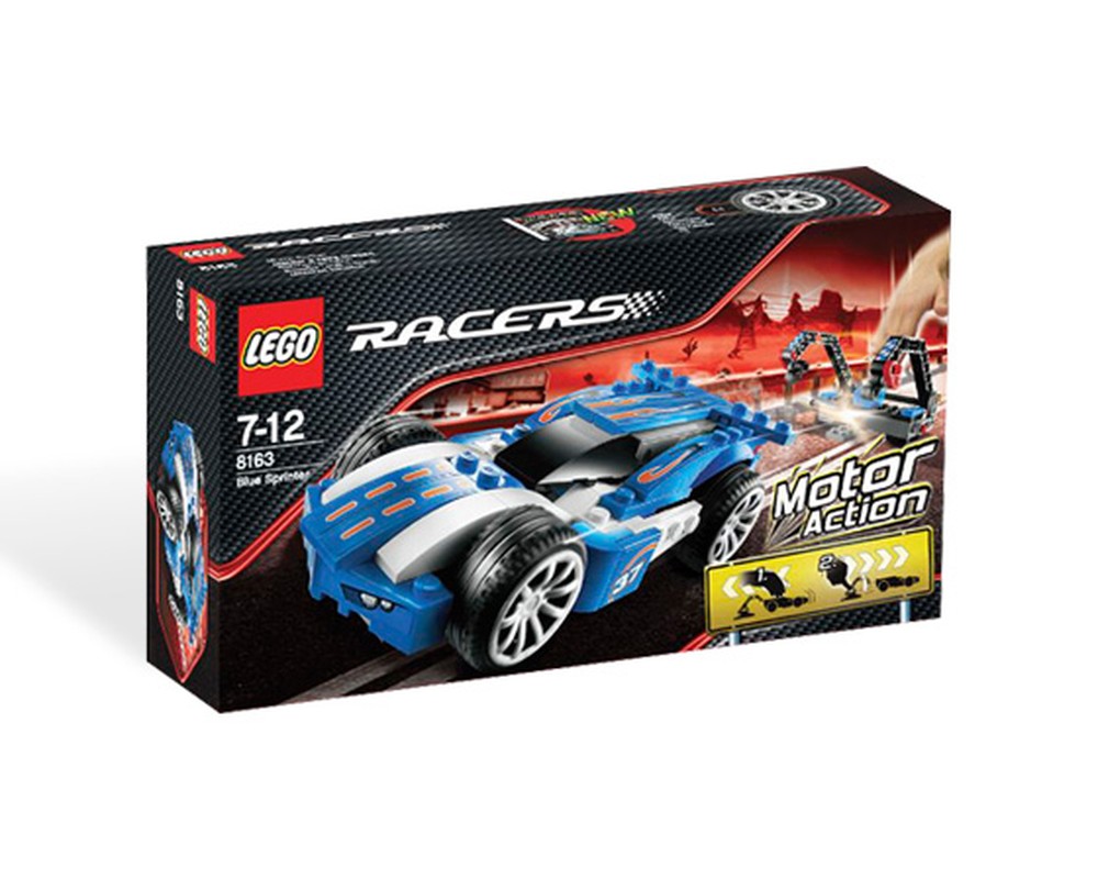 LEGO Set 8163-1 Blue Sprinter (2009 Racers) | Rebrickable - Build with LEGO