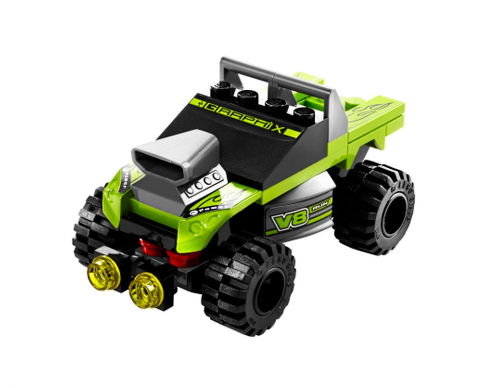 LEGO Set 8192-1 Lime Racer (2010 Racers) | Rebrickable - Build with LEGO