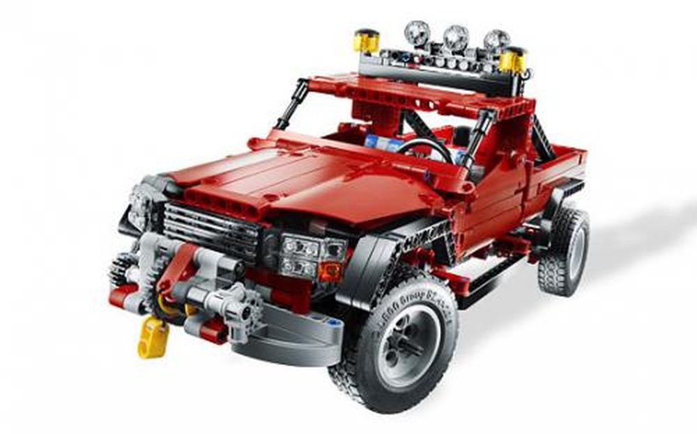 LEGO Set 8258-1-b1-s1 Crane Truck - B-Model - Duty Wrecker (2009 ...