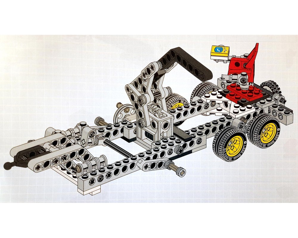 LEGO Set 8286-1-b1-s2 Trailer with Crane (1996 Technic) | Rebrickable ...