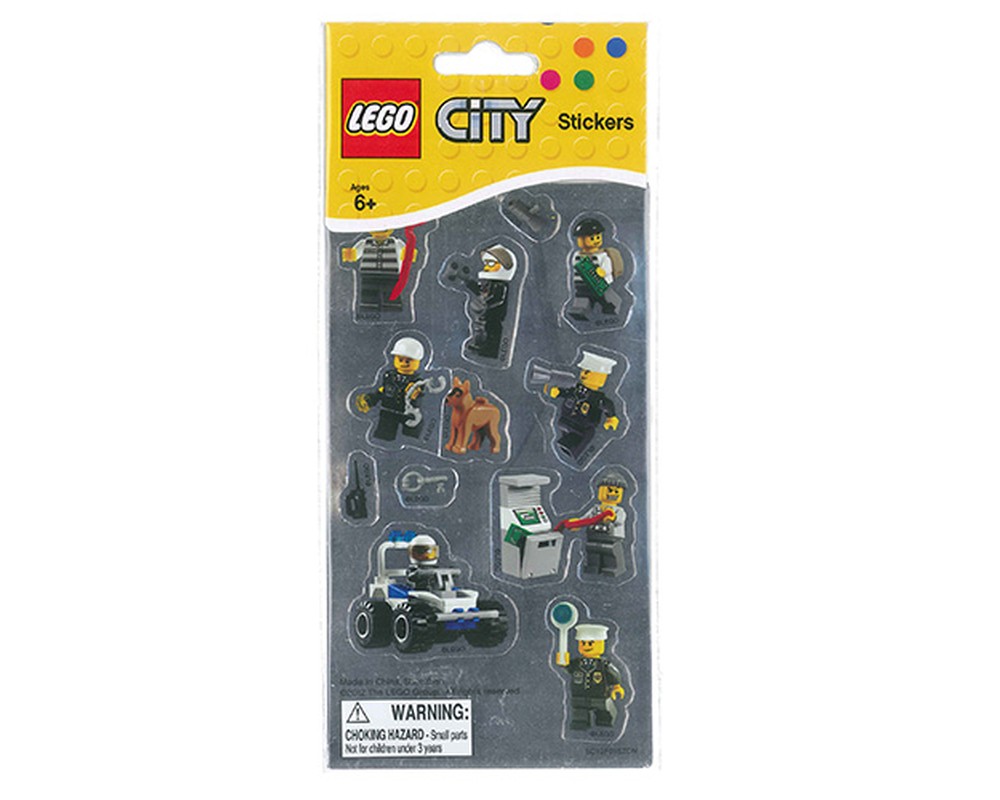 LEGO Set 842869011892-1 City Police Metal Stickers (2012 Gear ...