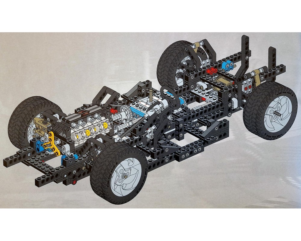 LEGO Set 8448-1-s1 Super Street Sensation - Chassis (1999 Technic) | Rebrickable - Build with LEGO