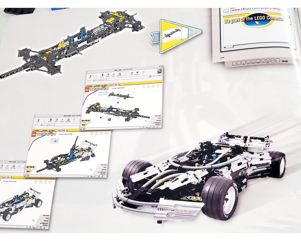 LEGO Set 8458-1-c1 Silver Street Sensation (2000 Technic) | Rebrickable ...