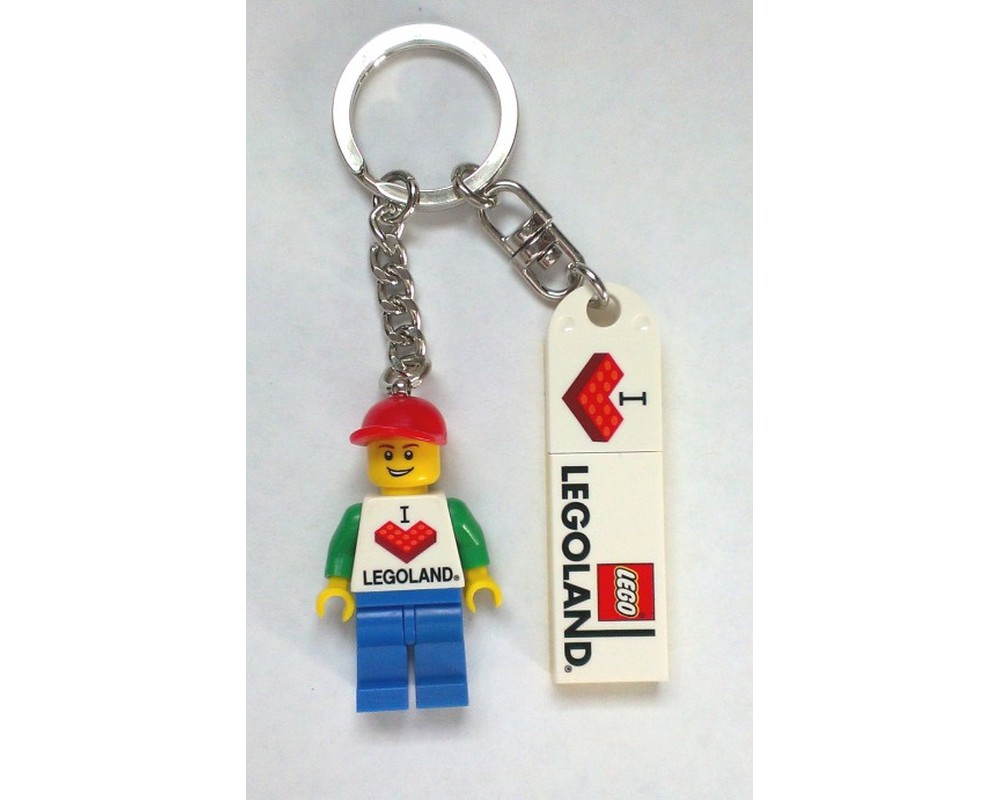 LEGO Set 850456-1 I [Heart] LEGOLAND Key Chain (Male) (2012 Gear > Key ...
