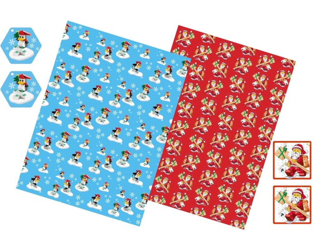 LEGO Set 850510-1 Holiday Wrapping Paper (2012 Gear > Seasonal ...