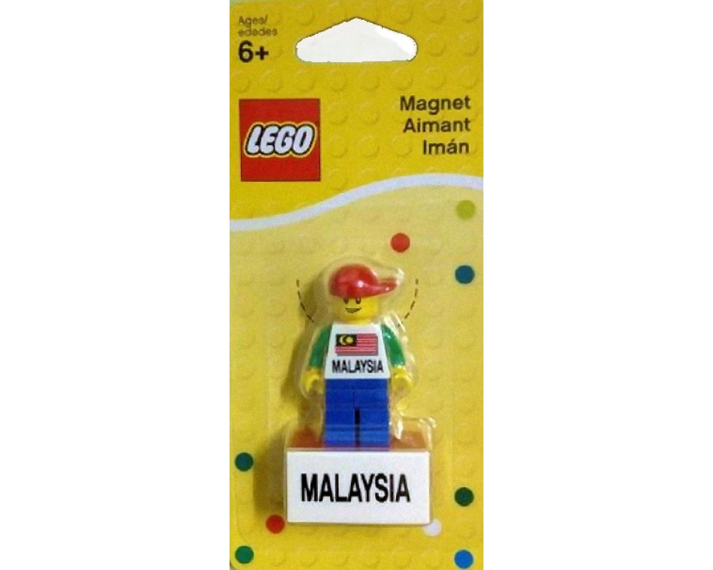 LEGO Set 850513-1 Malaysia Minifigure Magnet (2012 Gear > Magnets ...