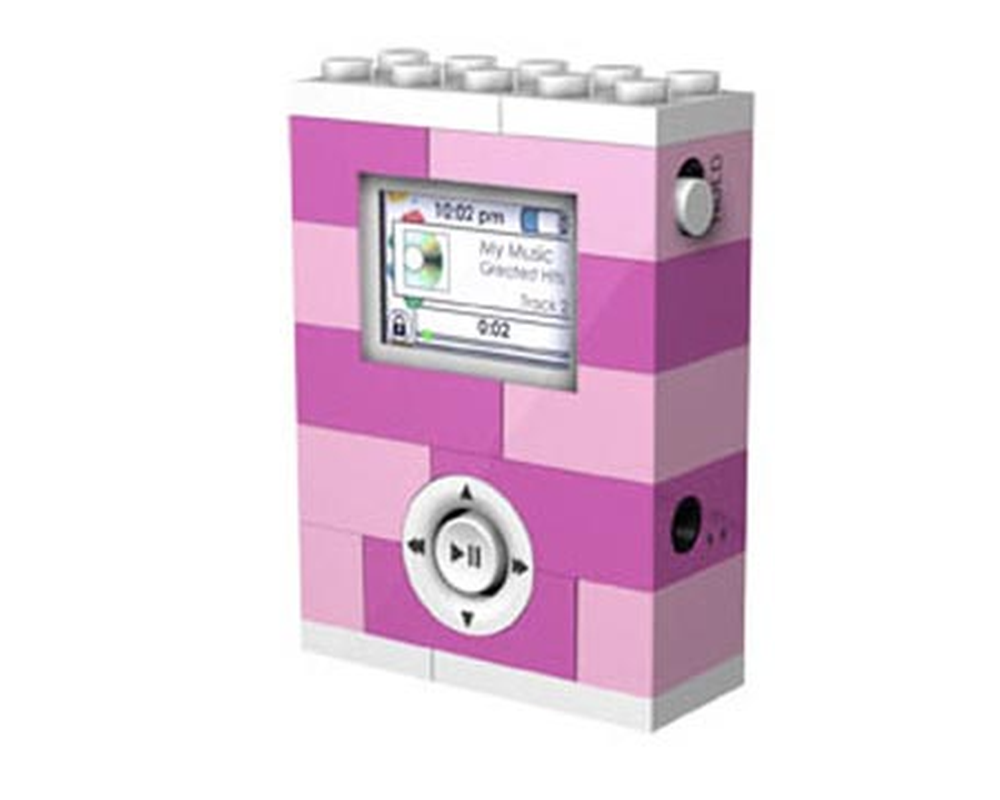 LEGO Set 851244008976-1 2GB MP3 Player (Pink) (2009 Gear) | Rebrickable ...