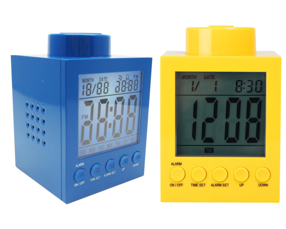 LEGO Set 851244010313-1 Brick 1 x 1 Alarm Clock (All Colors) (2011 Gear > Clocks and Watches ...