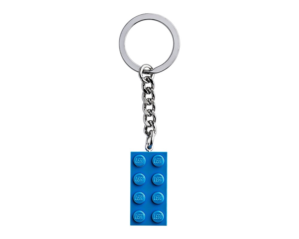 LEGO Set 853993-1 Bright Light Blue Brick Key Chain (2020 Gear > Key ...