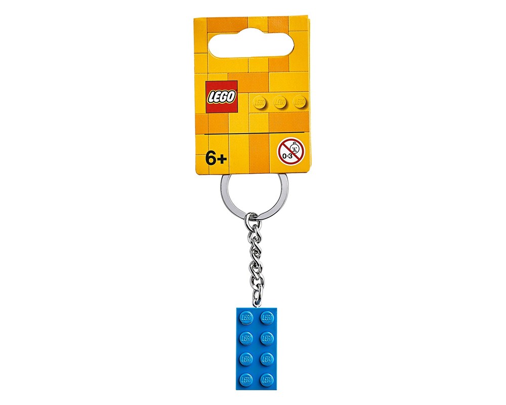 LEGO Set 853993-1 Bright Light Blue Brick Key Chain (2020 Gear > Key ...