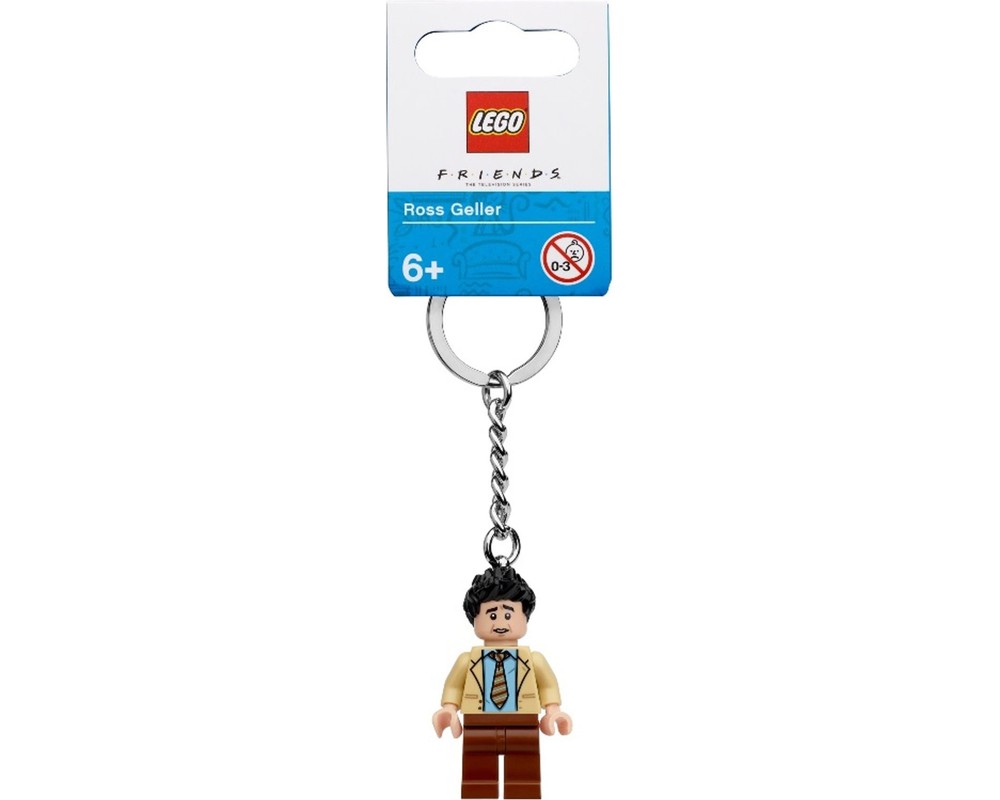 LEGO Set 854117-1 Ross Geller Key Chain (2021 Gear > Key Chain ...