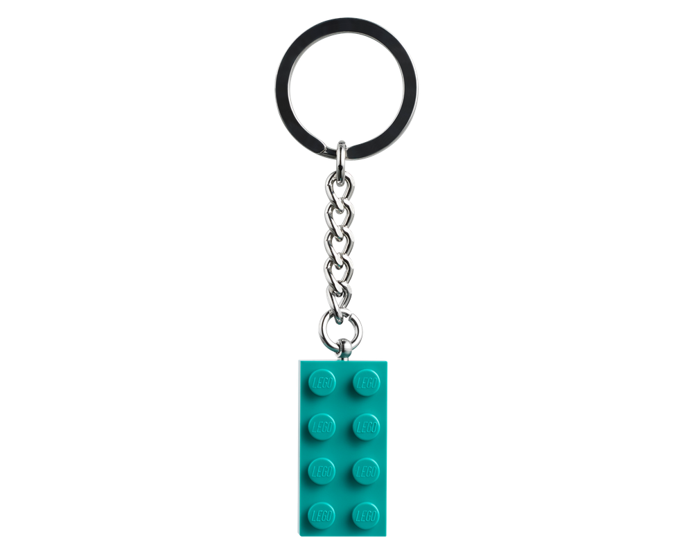 LEGO Set 854303-1 Dark Turquoise Brick Key Chain (2025 Gear > Key Chain ...