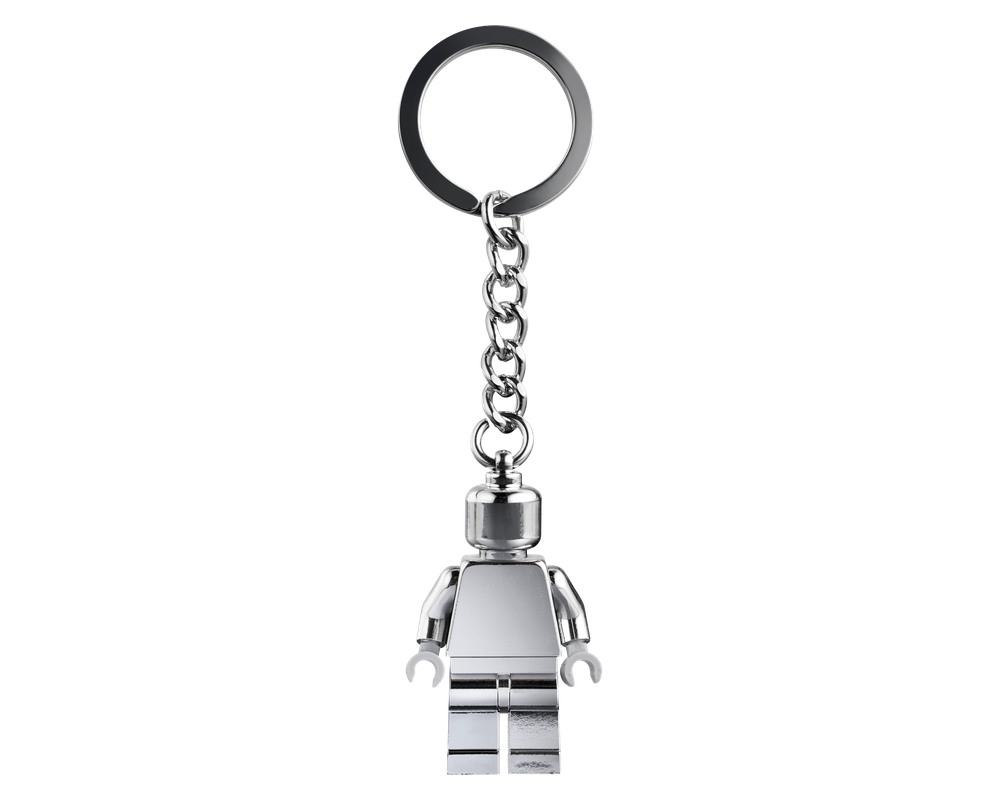 LEGO Set 854305-1 Silver Minifigure Keychain (2025 Gear > Key Chain ...