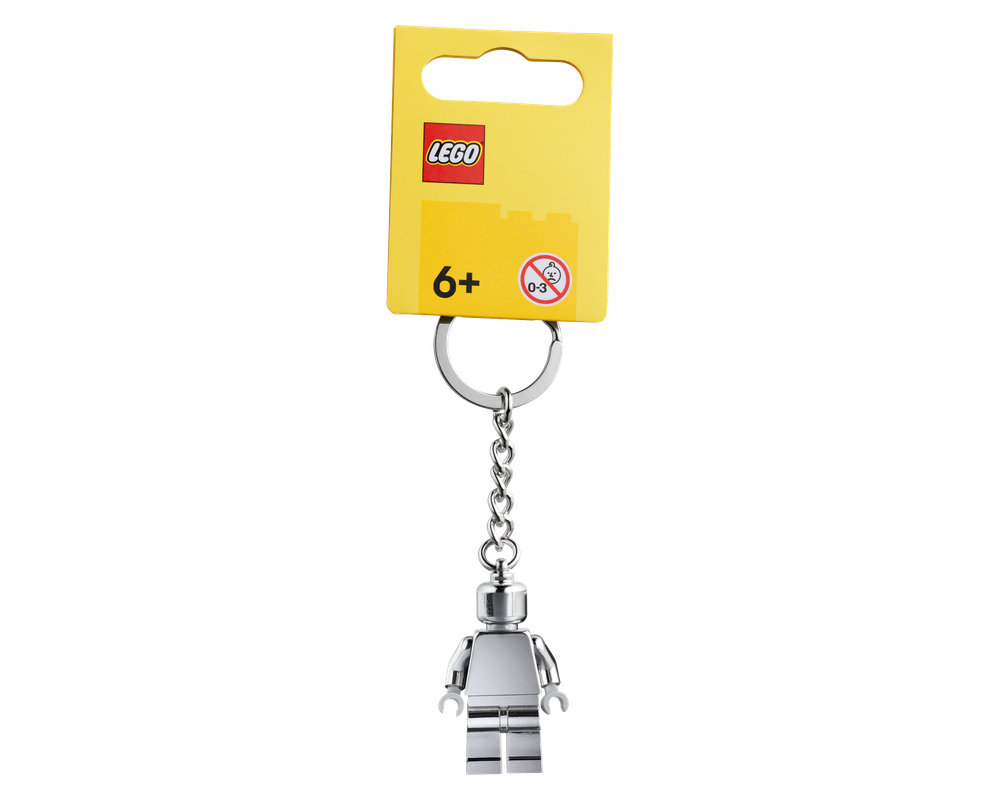 LEGO Set 854305-1 Silver Minifigure Keychain (2025 Gear > Key Chain ...