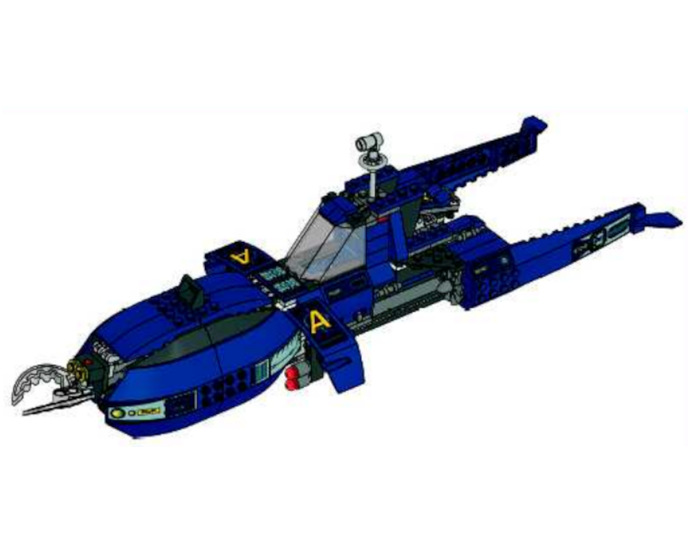 LEGO Set 8636-1-s2 Agent's Deep Sea Explorer (2008 Agents ...