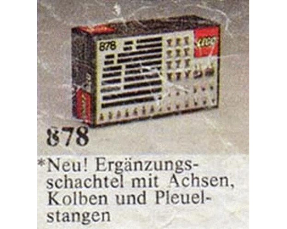 LEGO Set 878-1 Supplementary Set (1979 Technic > Expert Builder ...
