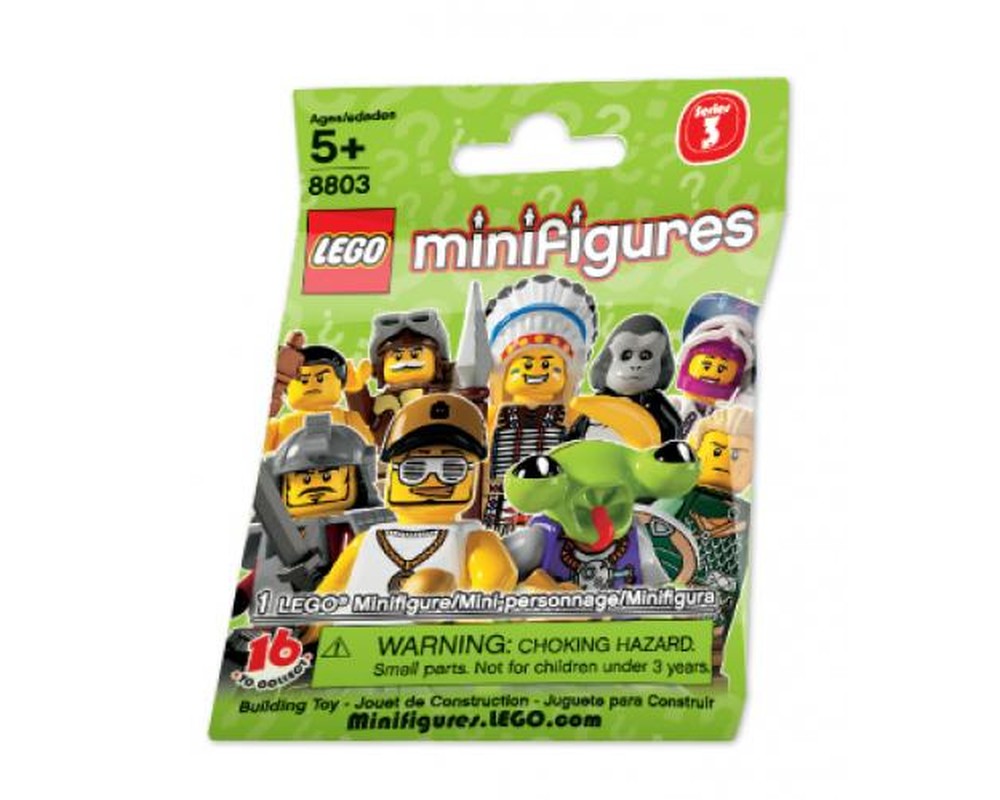 LEGO Set 8803-0 Series 3 - Random Bag (2011 Collectible Minifigures ...