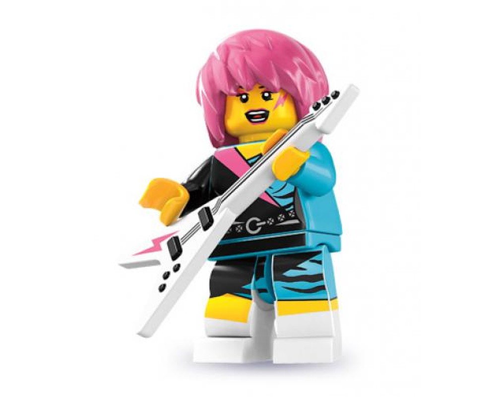 LEGO Set 8831-15 Rocker Girl (2012 Collectible Minifigures > Series 7 ...