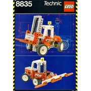 LEGO MOC 8835 Red Forklift - studless version by GerritvdG ...