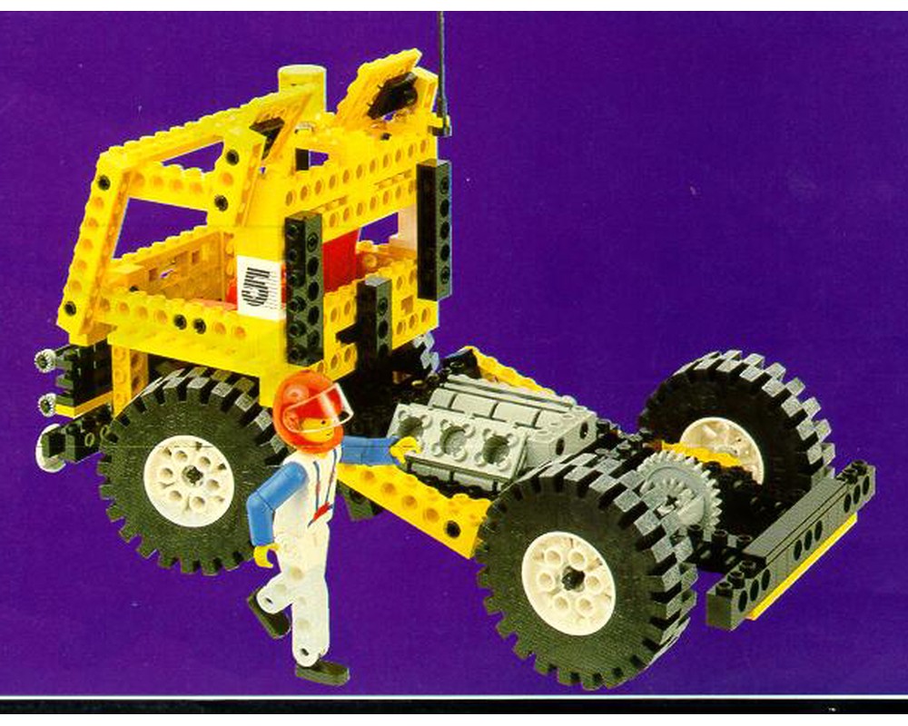 LEGO Set 8850-1-b1 Racing Truck (1990 Technic) | Rebrickable - Build ...