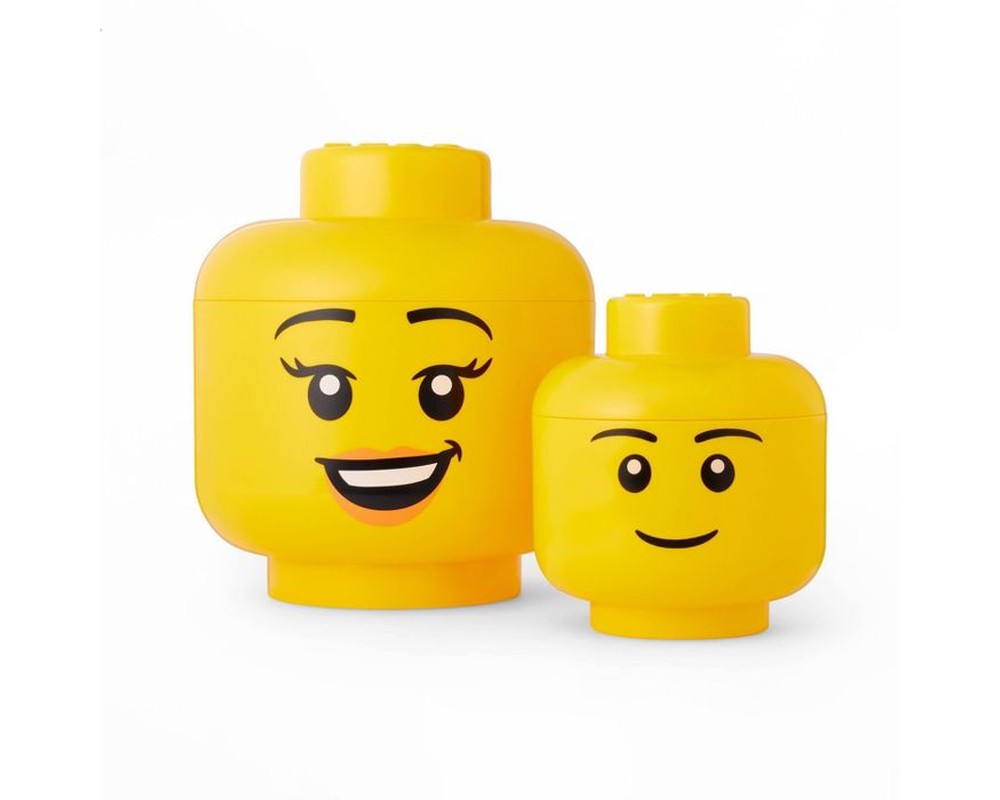 LEGO Set 887988499718-1 Storage Head Combo (Happy) (2021 Gear > Storage ...