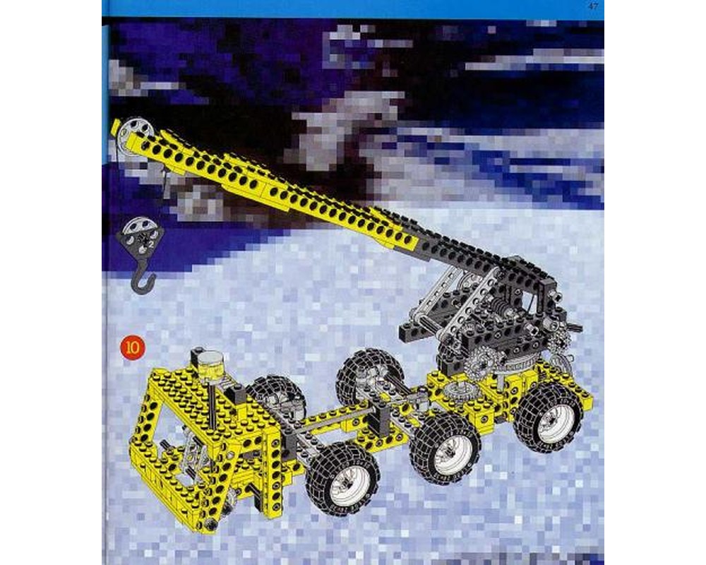LEGO Set 8891-1-c9 Crane Truck (1991 Books > Technic) | Rebrickable ...