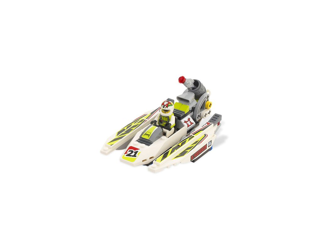 LEGO Set 8897-1-s1 Team Daredevil Jetboat (2010 Racers > World Racers ...