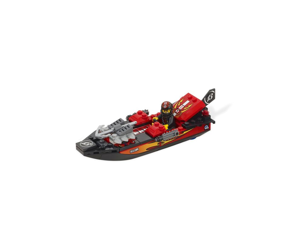 LEGO Set 8897-1-s2 Team Blaster Jetboat (2010 Racers > World Racers ...