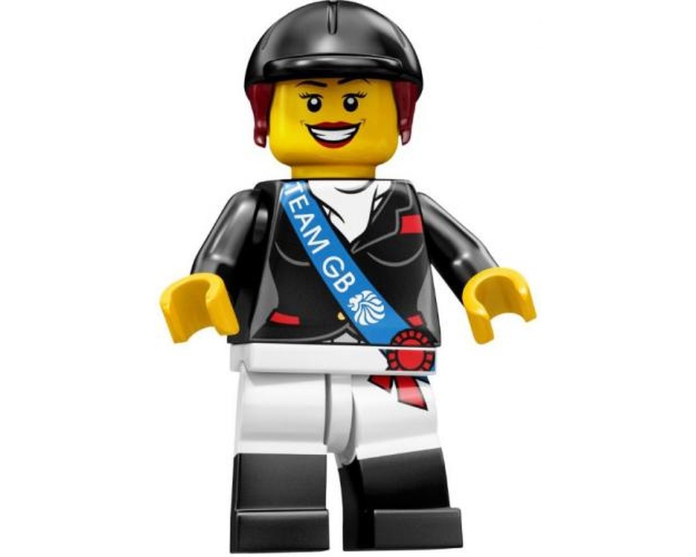 LEGO Set 8909-8 Horseback Rider (2012 Collectible Minifigures > Team GB ...