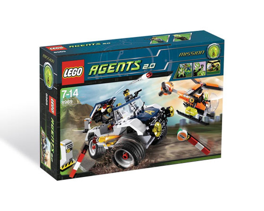LEGO Set 8969-1 4-Wheeling Pursuit (2009 Agents) | Rebrickable - Build ...
