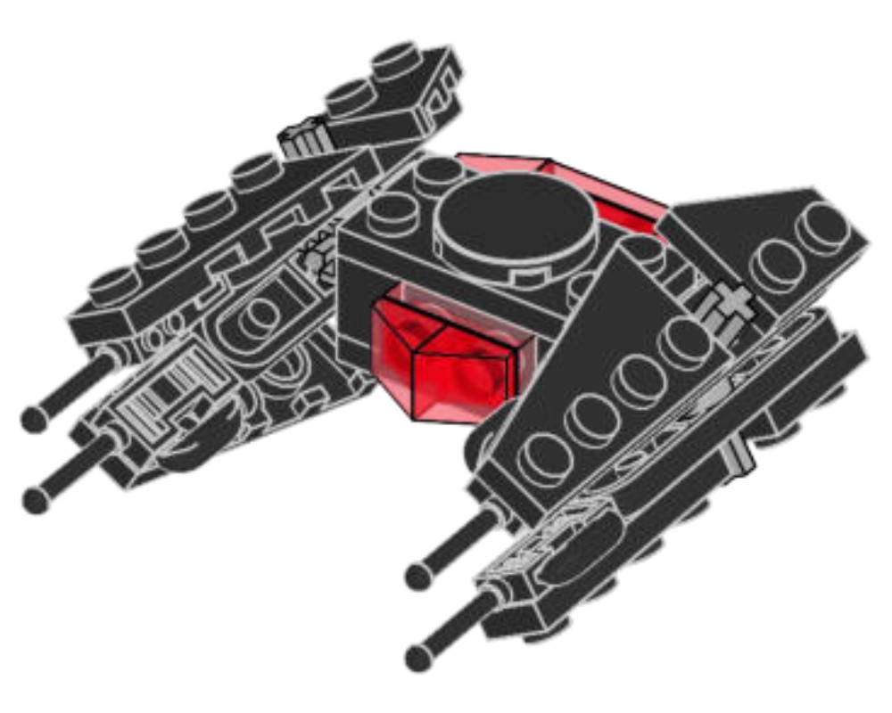 LEGO Set 911954-1 Kylo Ren's TIE Silencer (2019 Star Wars ...