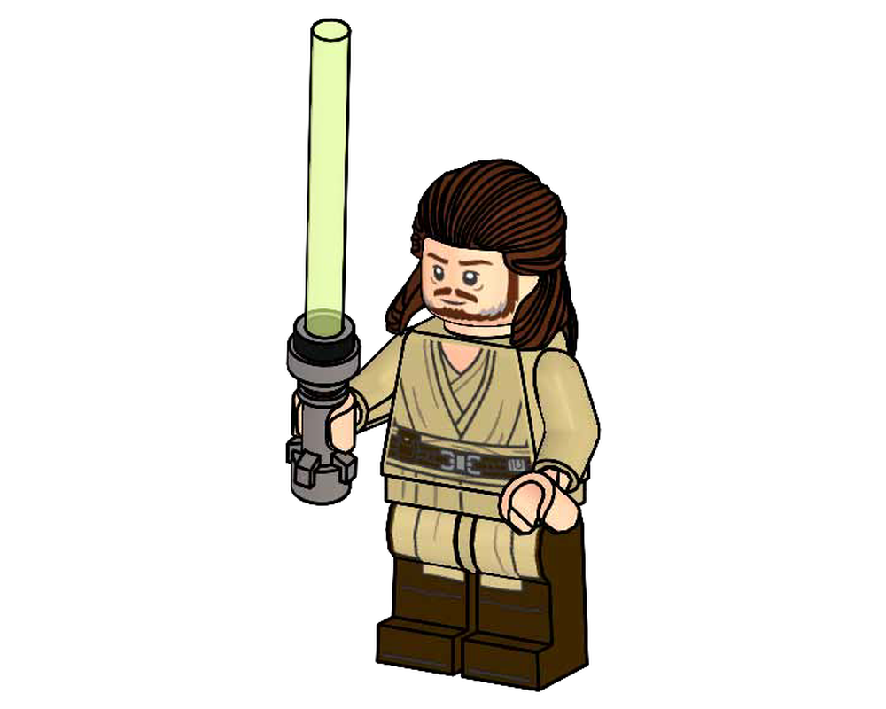 LEGO Set 912502-1 Qui-Gon Jinn (2025 Star Wars) | Rebrickable - Build ...