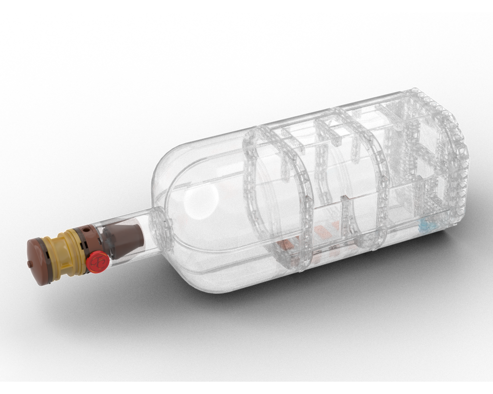 LEGO Set 92177-1-s3 Empty Bottle (2020 LEGO Ideas and CUUSOO ...