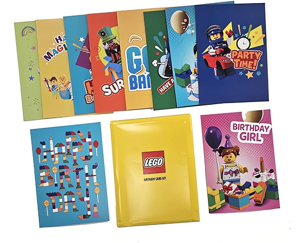 LEGO Set 93020-1 Birthday Card Set (2023 Gear > Seasonal) | Rebrickable ...