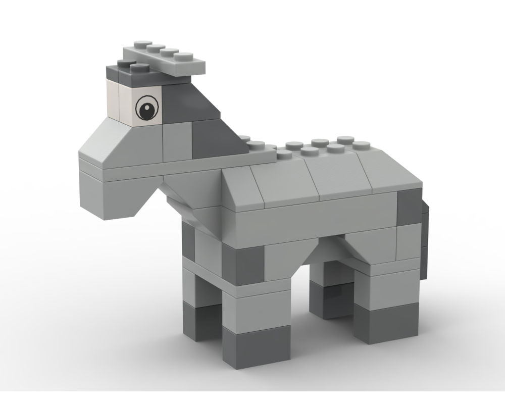 LEGO Set 9334-1-c1-s1 Donkey (2010 Educational and Dacta) | Rebrickable ...