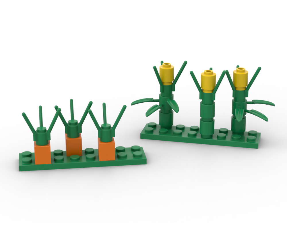 LEGO Set 9334-1-c1-s13 Carrots and Corn (2010 Educational and Dacta ...