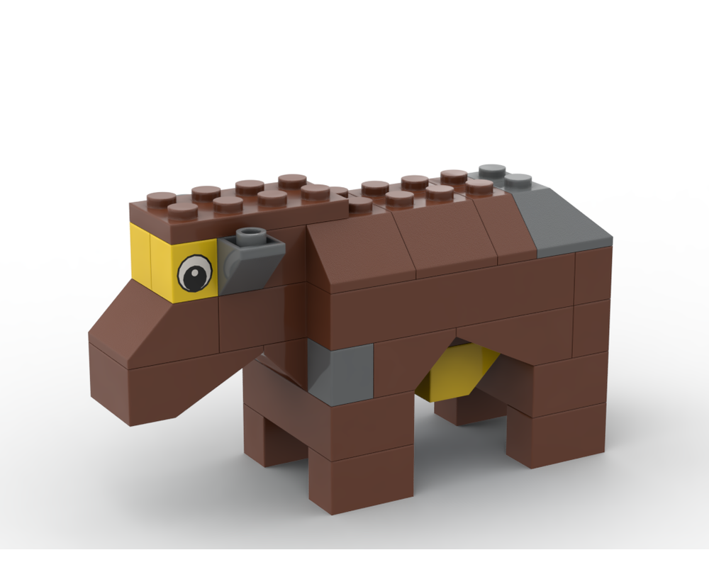 LEGO Set 9334-1-c1-s7 Cow (2010 Educational and Dacta) | Rebrickable ...