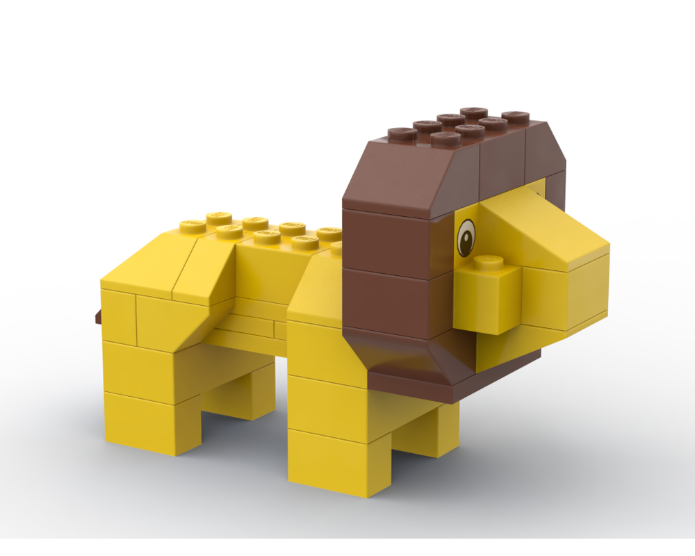 LEGO Set 9334-1-c2-s13 Lion (2010 Educational and Dacta) | Rebrickable ...