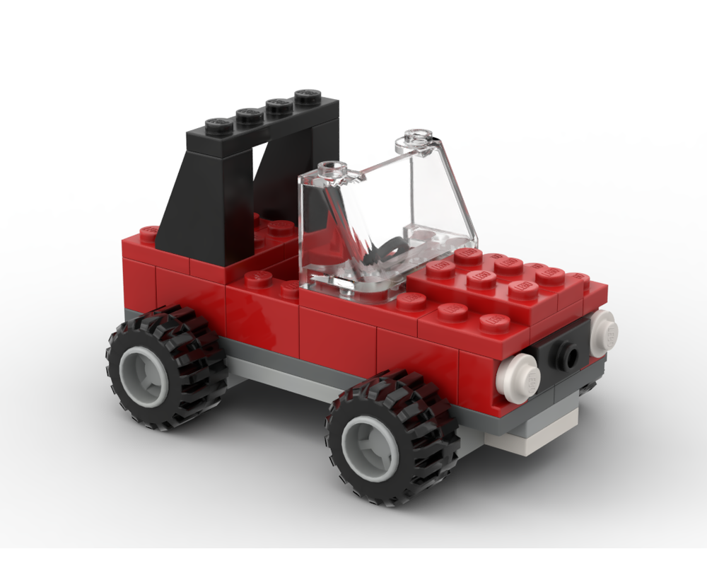 LEGO Set 9334-1-c2-s15 Safari Jeep (2010 Educational and Dacta ...