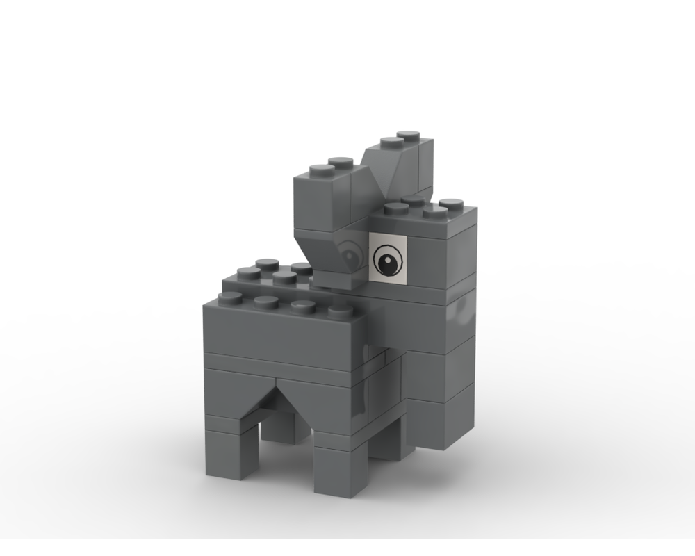 LEGO Set 9334-1-c2-s2 Small elephant (2010 Educational and Dacta ...