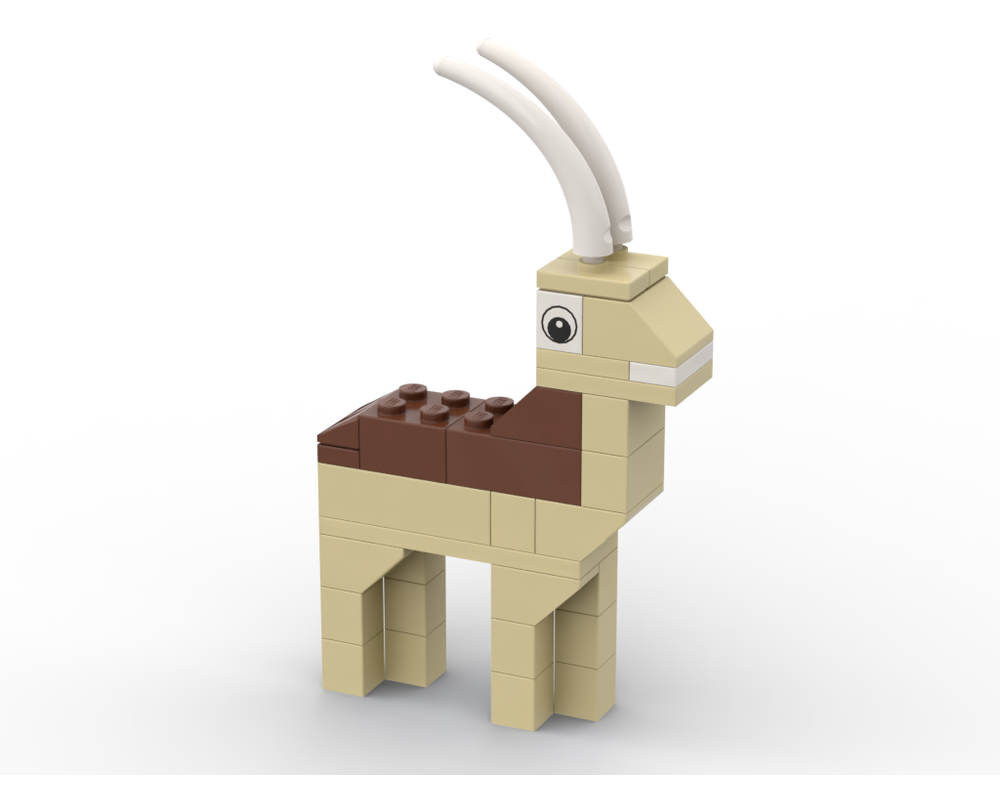 LEGO Set 9334-1-c2-s9 Antelope (2010 Educational and Dacta ...