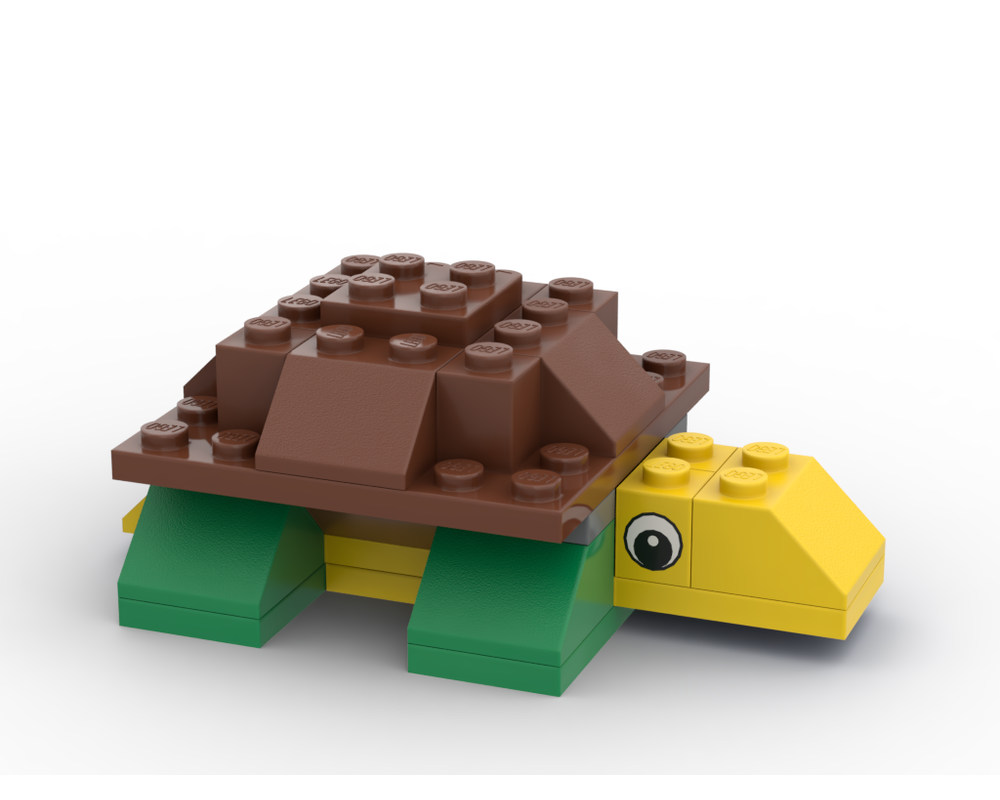 LEGO Set 9334-1-c3-s1 Turtle (2010 Educational and Dacta) | Rebrickable ...