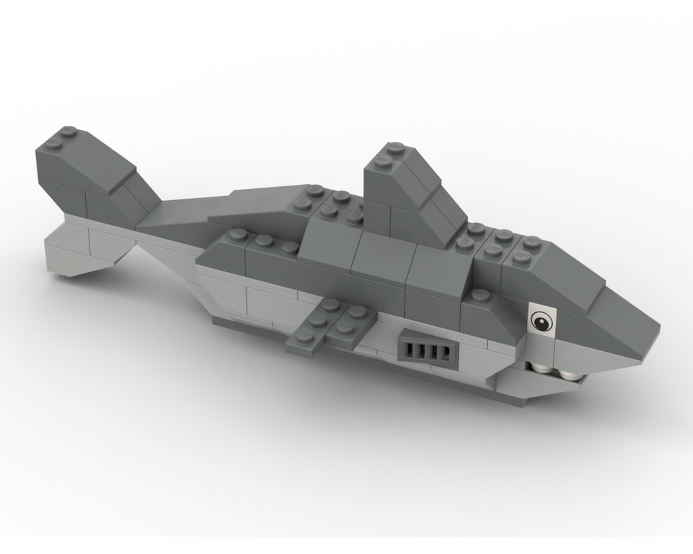 LEGO Set 9334-1-c3-s12 Shark (2010 Educational and Dacta) | Rebrickable ...