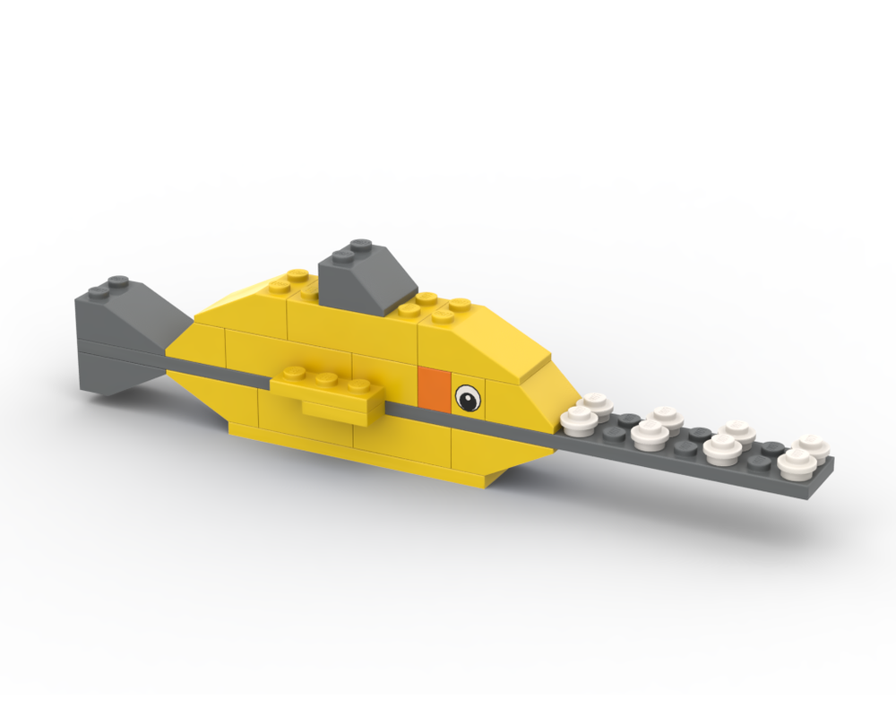 LEGO Set 9334-1-c3-s6 Swordfish (2010 Educational and Dacta ...