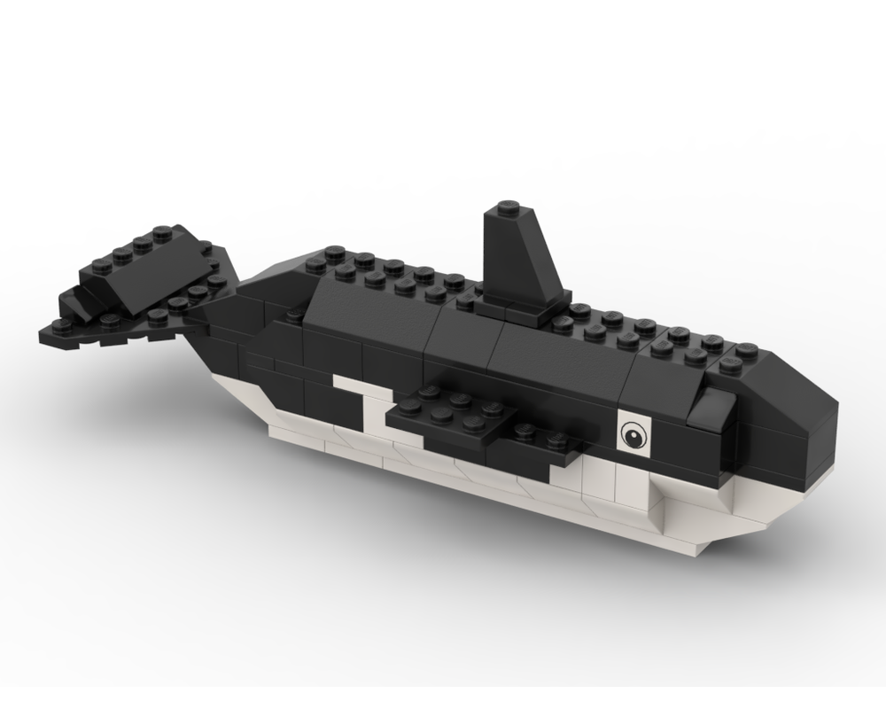 LEGO Set 9334-1-c3-s8 Killer Whale (2010 Educational and Dacta ...